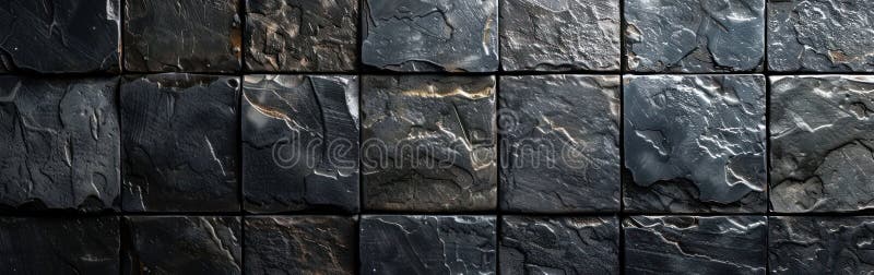 Rustic Anthracite Concrete Tile Terrace with Dark Grey Stone Wall ...