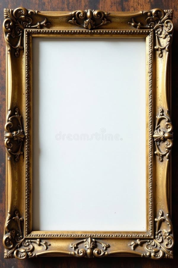 Rustic Antique Gold Picture Frame, Distressed Finish, Vintage, Gold ...
