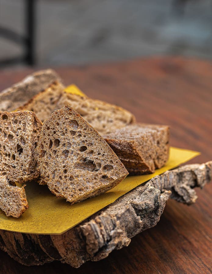 Rustic Artisan Bread Close-Up Stock Photo - Image of gourmet, handmade ...