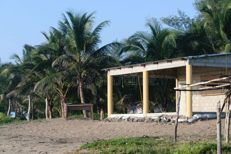 Rustic Beach Building stock image. Image of home, house - 174073253