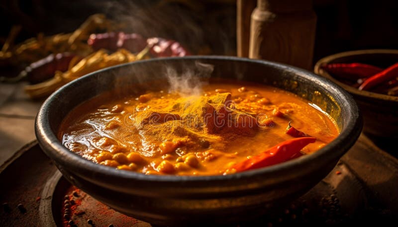 Rustic Beef Stew with Curry Powder Sauce Generated by AI Stock ...