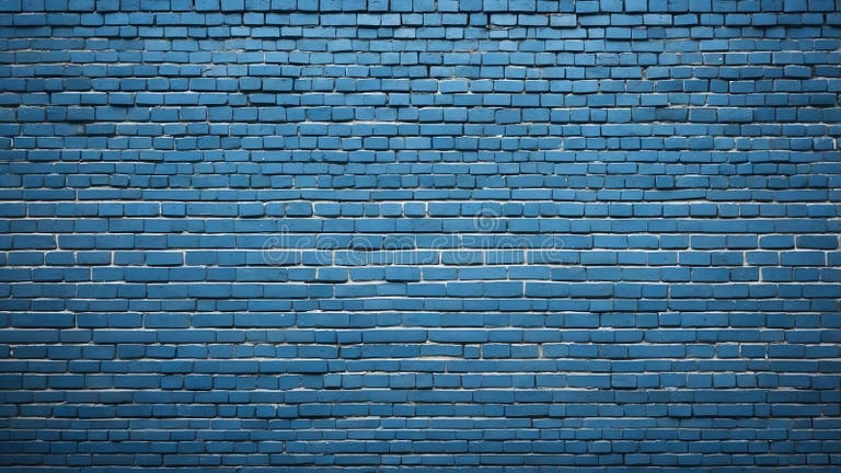Rustic Blue Brick Wall Ai Generated Stock Illustration - Illustration of blue, coho: 369658405