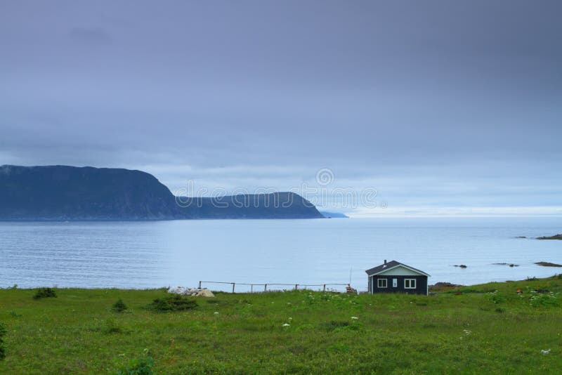 Rustic blue cabin stock image. Image of beach, cabin - 51984661