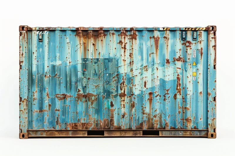 Rustic Blue Container stock illustration. Illustration of background ...