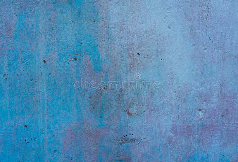 Rustic Blue and Oxidized Wall Surface – Urban Decay Art Background ...