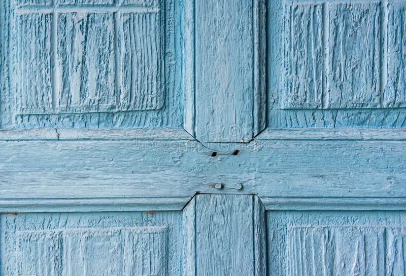 Rustic blue wooden doors stock photo. Image of wooden - 65067716