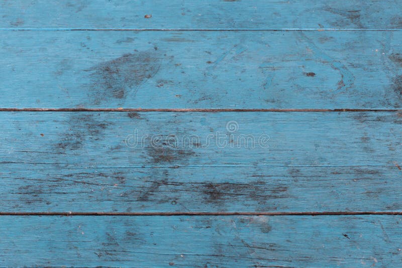 Rustic Blue Wooden Table Surface Stock Photo - Image of paint, closeup ...