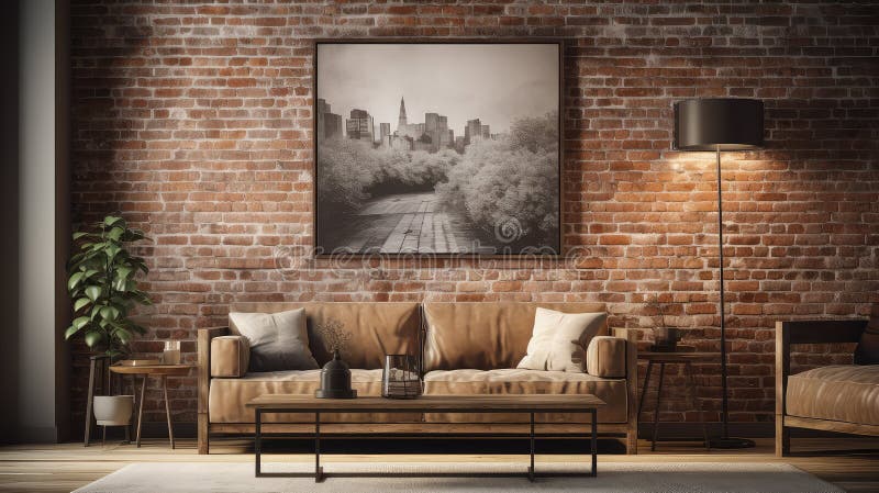 Rustic Blurred Wall Interior Stock Illustration - Illustration of ...