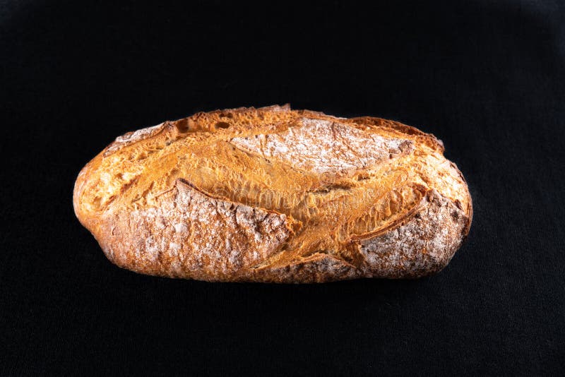 Rustic Bread, Beautiful Golden Crust with Diamond Patterns, Close-up ...