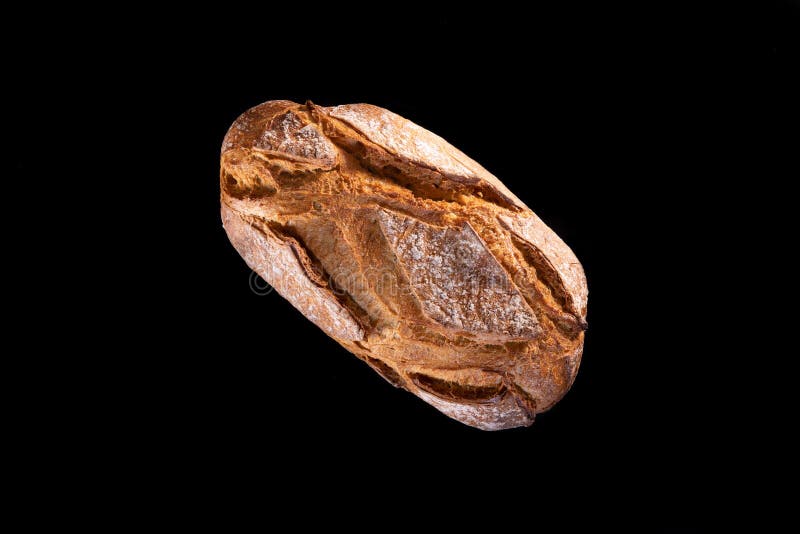 Rustic Bread, Beautiful Golden Crust with Diamond Patterns, Close-up ...