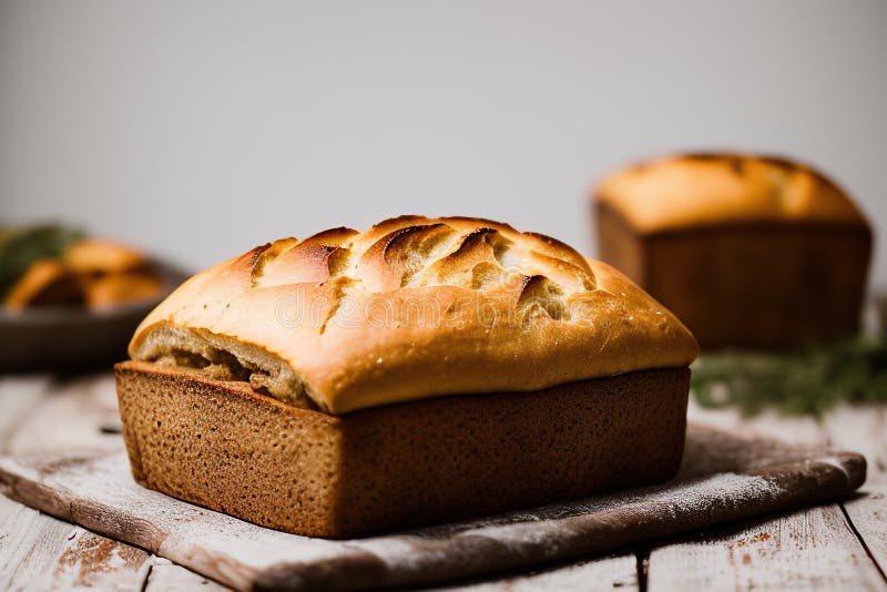 Rustic bread loaves stock photo. Image of horizontal - 268883212