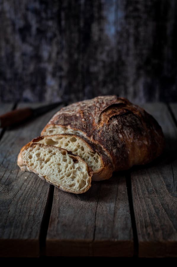 Rustic Bread stock image. Image of food, dark, natural - 113466523