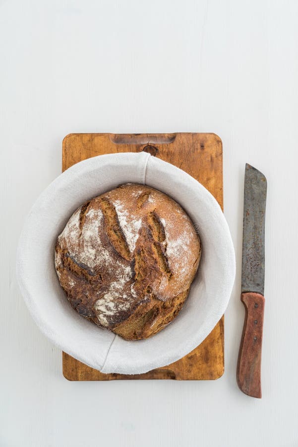 Rustic bread stock photo. Image of linen, wheat, basket - 49576076