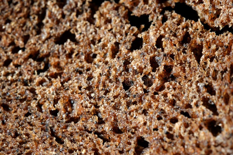 Rustic Bread Texture Revealing Deliciously Airy Crumb Structure Stock ...