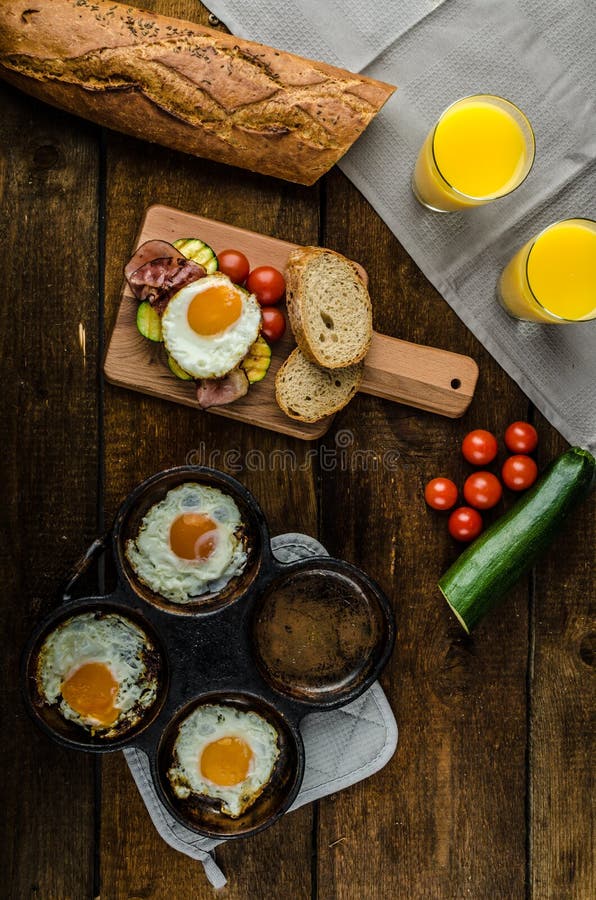 Rustic breakfast stock photo. Image of drink, breakfast - 48363626