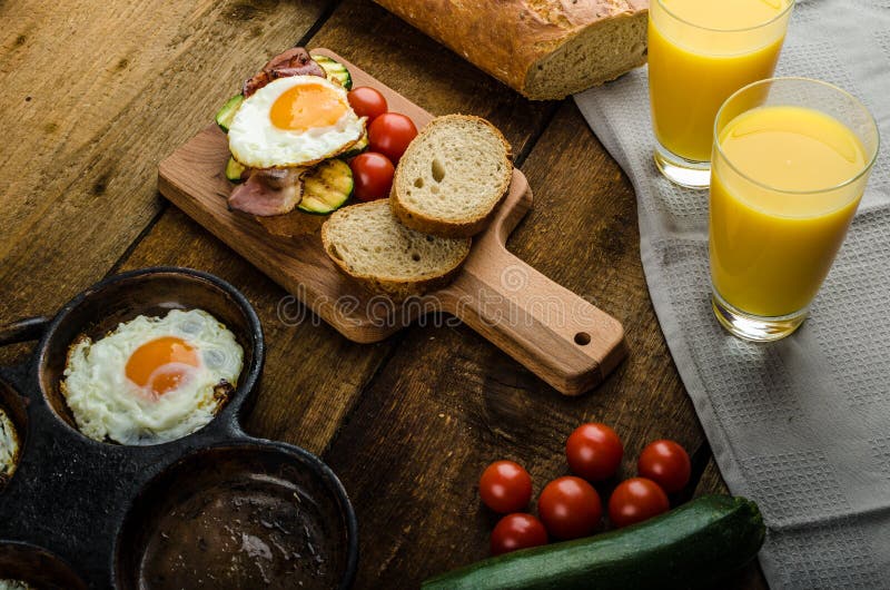 Rustic breakfast stock photo. Image of delicious, english - 48363722
