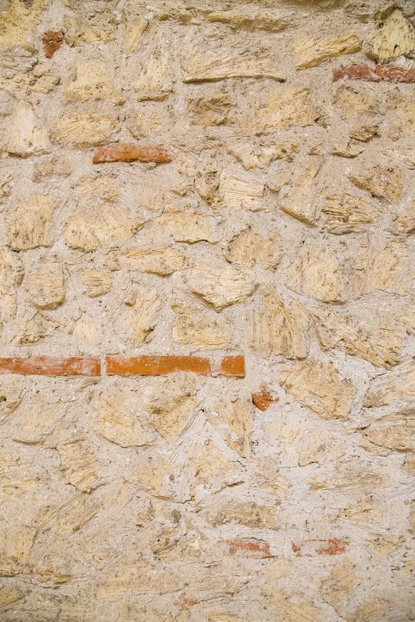 Rustic Brick and Stone Texture Beige Stock Image - Image of stone, tile ...