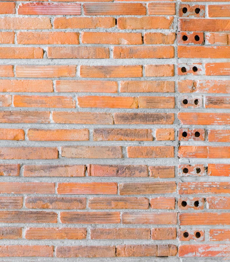 Rustic Brick Wall for Background. Stock Image - Image of surface, brick ...