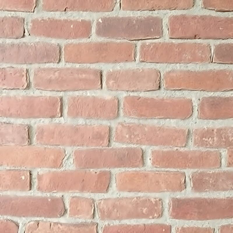 A Rustic Brick Wall with Visible Texture and Faded Color in Shades of ...