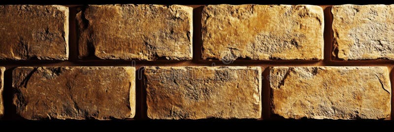 Rustic Bricks Create Vintage Look, Textured Stone Blocks with Rough ...