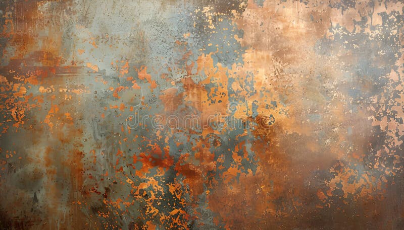 Rustic Bronze Copper Texture Background Aged Grunge Effect Abstract ...