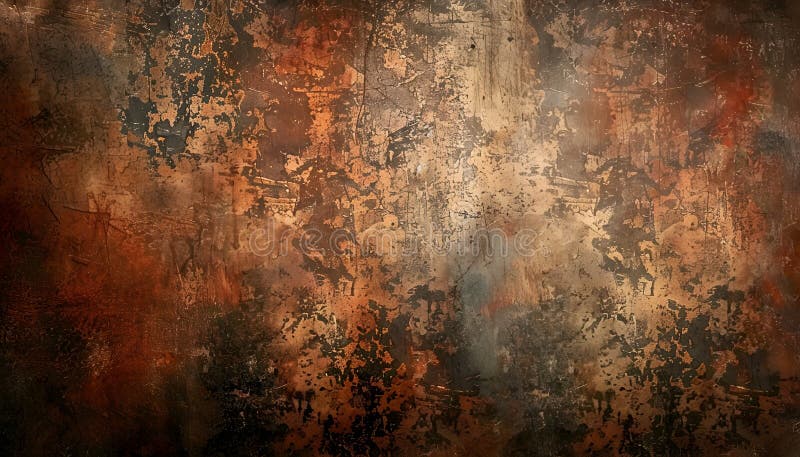 Rustic Bronze Copper Texture Background Aged Grunge Effect Abstract ...