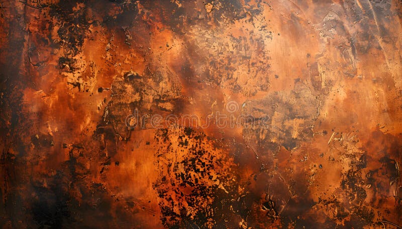 Rustic Bronze Copper Texture Background Aged Grunge Effect Abstract ...