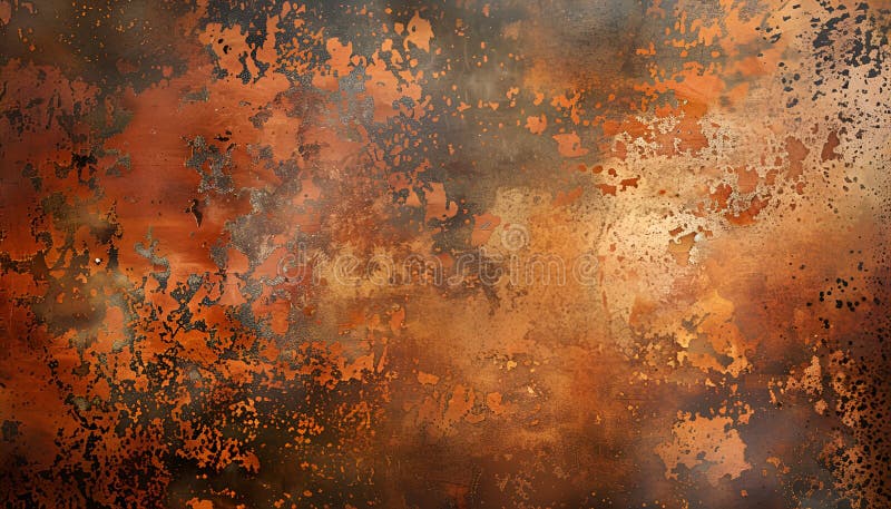 Rustic Bronze Copper Texture Background Aged Grunge Effect Abstract ...