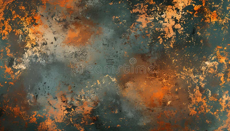 Rustic Bronze Copper Texture Background Aged Grunge Effect Abstract Wallpaper Design Stock Image ...