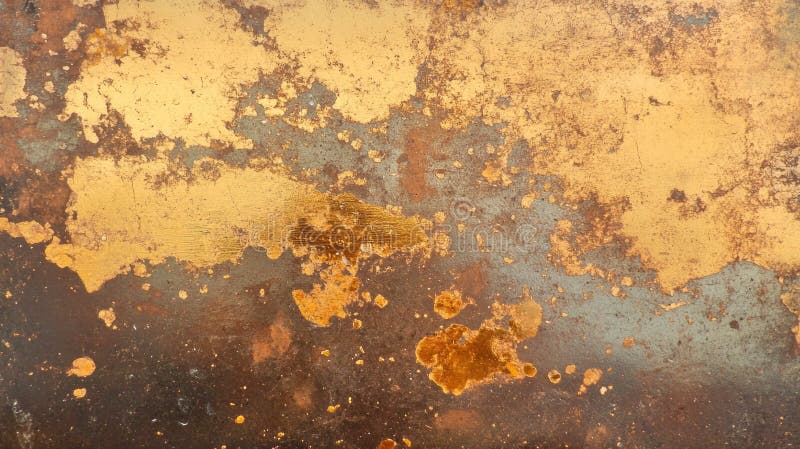 Rustic Bronze Grunge Texture with Weathered Overlay for Creative Design ...