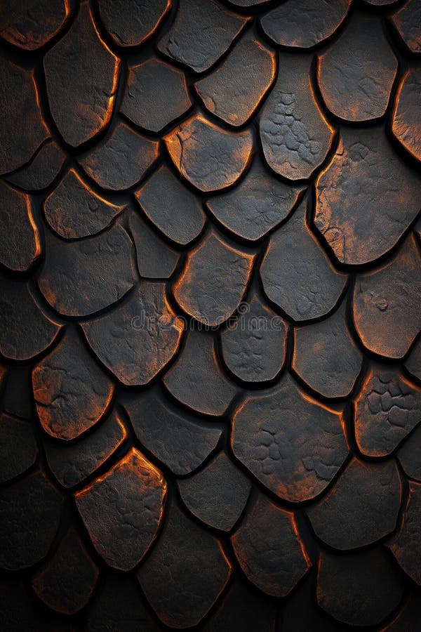 Rustic Bronze Scale Textured Background with Metallic Finish Stock ...