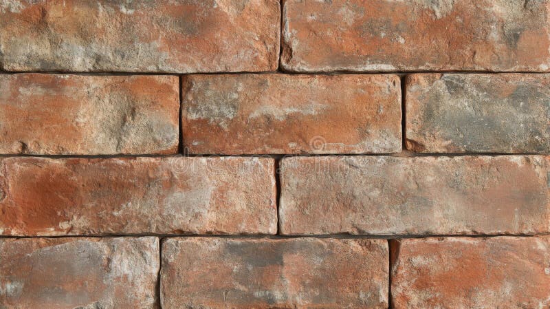 Rustic Brown Brick Wall Texture Background Stock Illustration ...