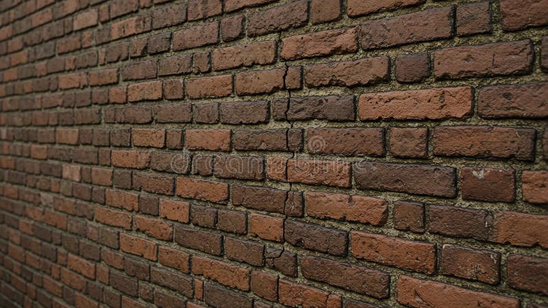 Rustic Brown Brick Wall Texture: a Detailed Perspective Stock Video ...