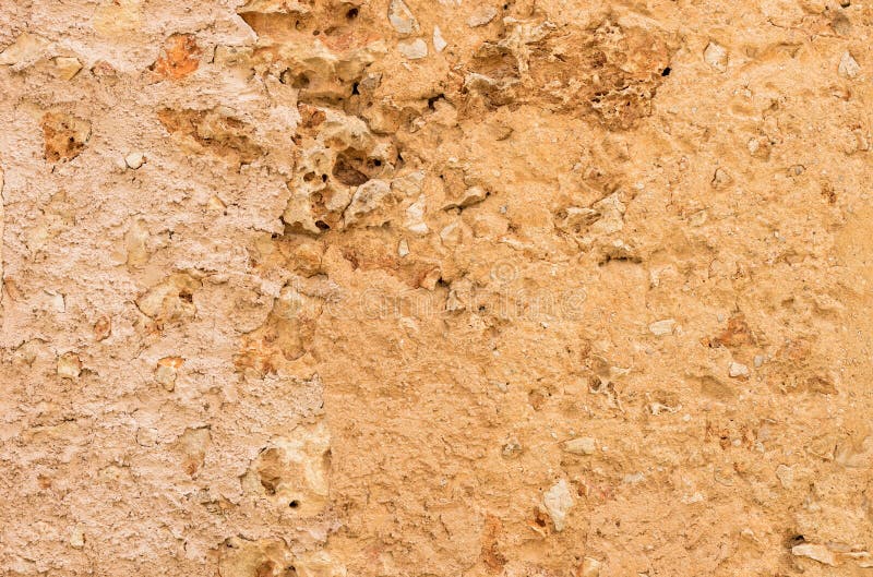 Rustic Brown Colored Stucco Wall Background Texture Stock Image - Image ...