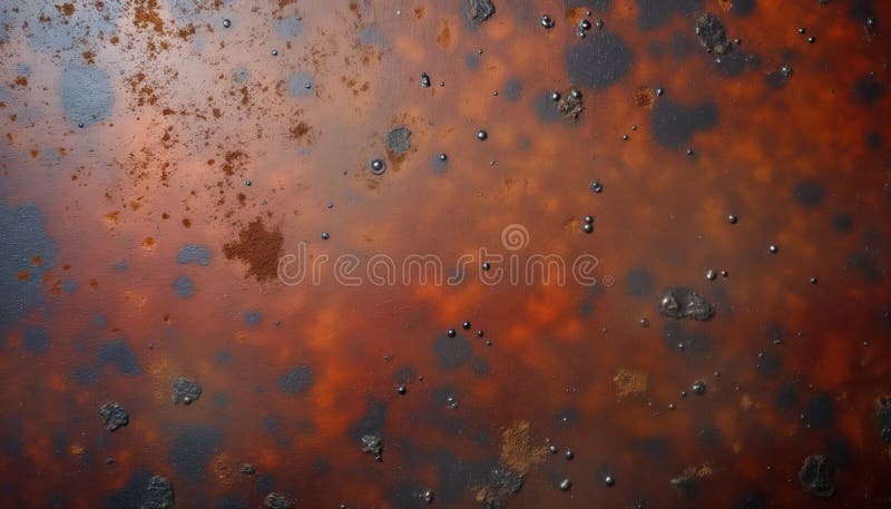 Rustic Brown Surface Texture. Grunge Design with Rust Spots, Dark Marks ...
