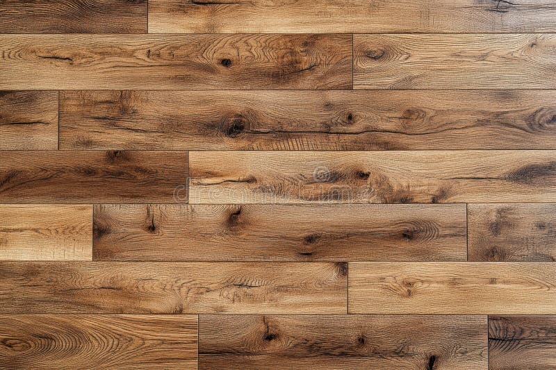 Rustic Brown Wood Plank Flooring Texture Background Stock Illustration ...