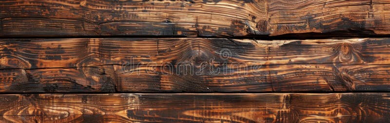 Rustic Brown Wood Texture with Bright Light - Panoramic Background for ...