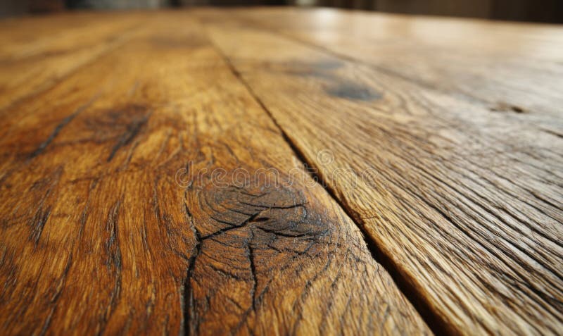 Rustic Brown Wooden Table Texture Stock Illustration - Illustration of ...