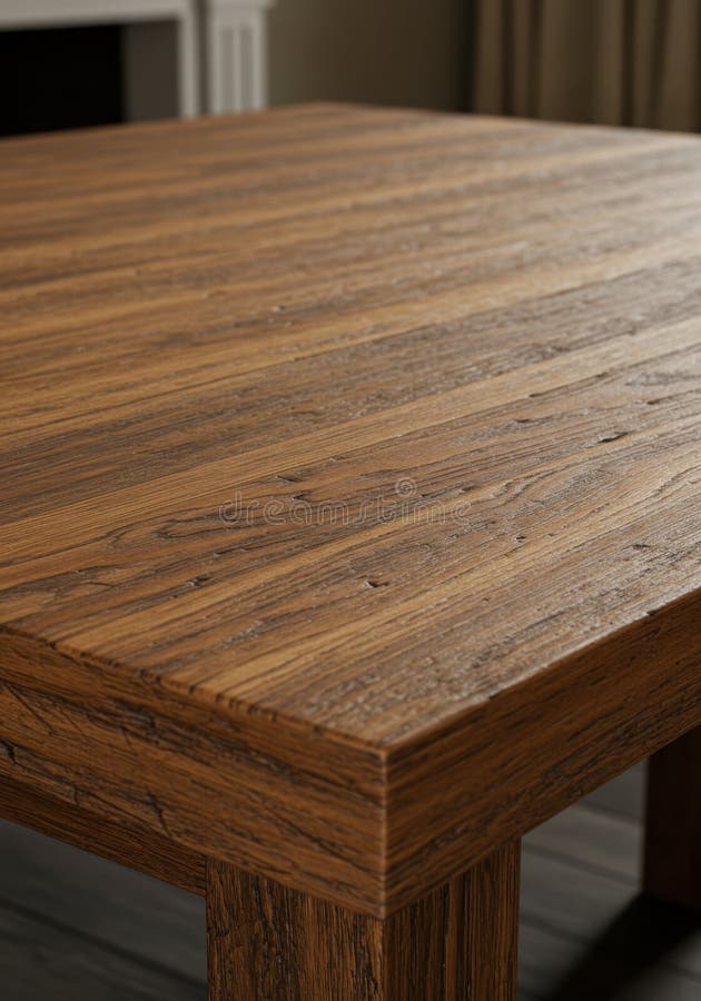 Rustic Brown Wooden Tabletop Close Up Stock Photo - Image of wooden ...