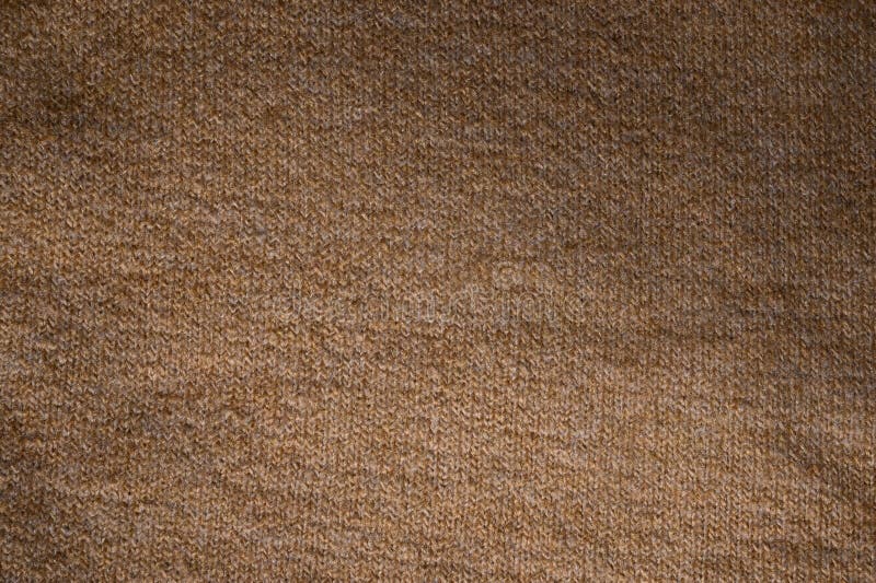 Rustic Brown Woolen Knit Fabric Texture with Subtle Variations Stock ...