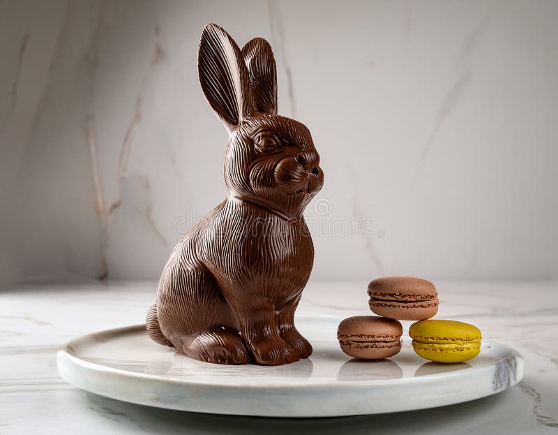 Rustic Bunny Shaped Chocolate Sculpture Stock Illustrations – 4 Rustic ...