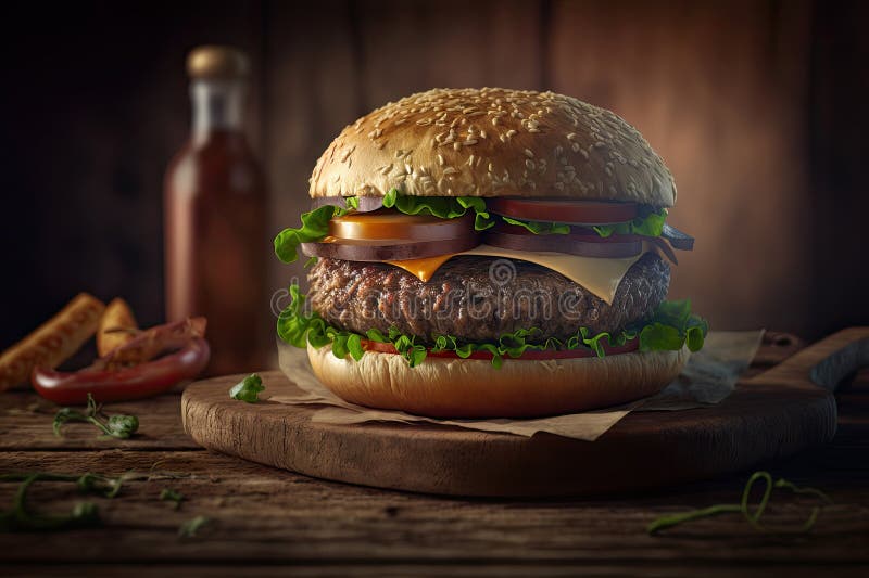 Rustic Burger Stock Illustrations – 4,426 Rustic Burger Stock ...