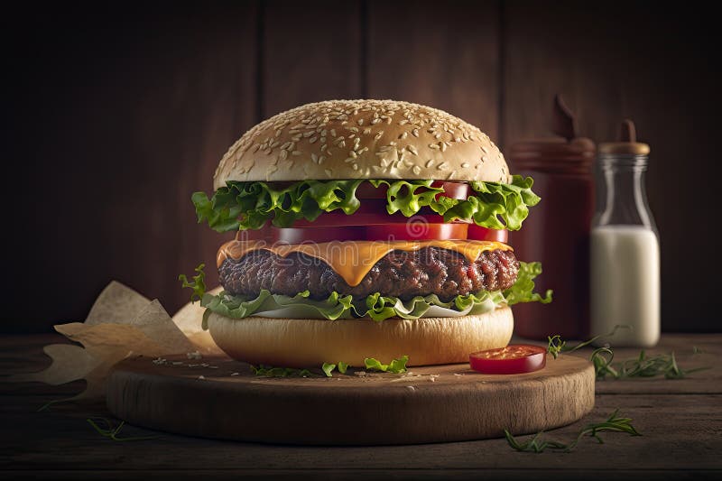 Rustic Burger Stock Illustrations – 4,426 Rustic Burger Stock ...