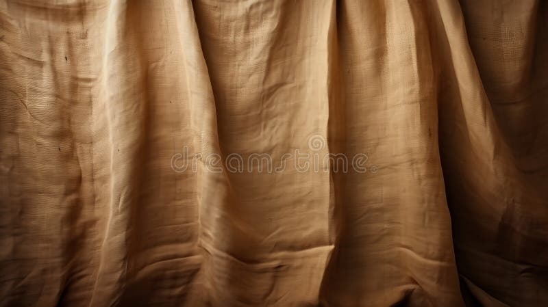 Rustic Burlap Fabric Backdrop Featuring Graceful Folds for a Charming ...