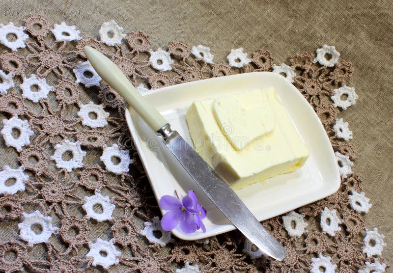 Rustic butter stock photo. Image of milk, product, traditional - 52451870