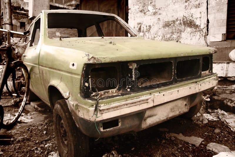Rustic car stock photo. Image of rustic, rundown, texture - 18913286