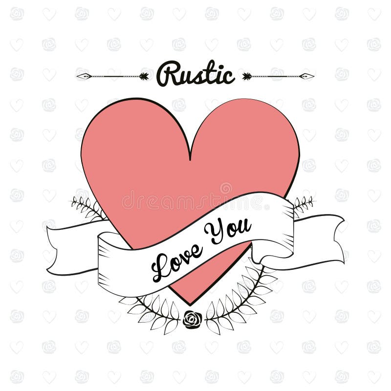 Rustic Heart Stock Illustrations – 4,528 Rustic Heart Stock ...