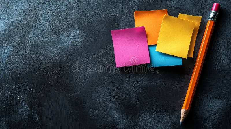 Rustic Chalkboard Setup with Writing Tools and Decor Elements in a Cozy ...