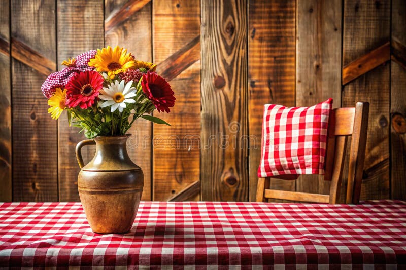 Rustic Charm and Floral Elegance: a Craft Paper Background with ...