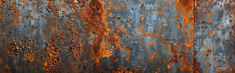 Rustic Charm: Grunge Corten Steel Facade Wall with Rusty Metal Stone ...